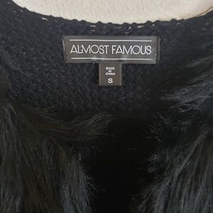 Almost Famous | Jackets & Coats | Nwt Almost Famous Faux Fur Coat ...